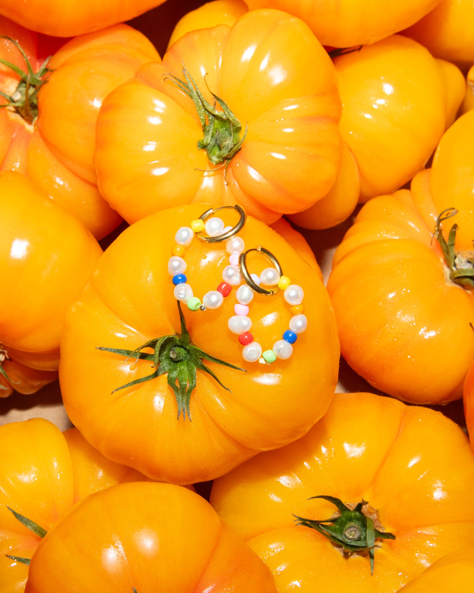 Boucles d'oreilles Cercle RAINBOW - DROP#1 – KURAGE GINZA